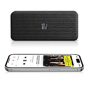Soundfreaq Pocket Kick, SFQ-10: Portable Wireless Bluetooth Speaker & Speakerphone, with Built-in Microphone, Rechargeable Battery, 10H Play Time, Pocket Size, for iPhones & Android Smart Phones