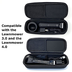 Arber Hard Case for Manscaped Lawn Mower 4.0 or 3.0 Trimmer - Protective Organizer for Trimmer and Accessories - Case Only