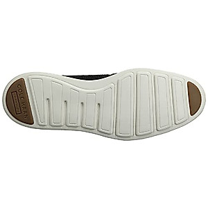 Cole Haan Men's Original Grand Knit Wing TIP II Sneaker, BLACK/IVORY, 10 M US