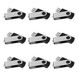 Wholesale,Lot,Bulk - 10/50/100 Pack Real Capacity Black USB Flash Drive Memory Stick Thumb Storage Pen Fold U Disk (32GB, 100X)