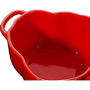 Staub 40500-325 Paprika Cocotte, 4.7 inches (12 cm), Orange, Ceramic, Heat Resistant, Ceramic, Microwave Safe
