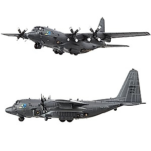 Busyflies Fighter Jet Model 1/200 AC130 Attack Fighter Plane Model Diecast Military Airplane Model for Collection and Gift