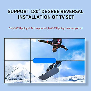 HDMI Video Wall Controller 2x3 HDMI TV Video Wall Processor 6 TV Screens Into a Wall Display with 180 Degree Rotate Multiple TV Screens 1 Picture 14 Splicing Modes 1x1, 1x2, 1x3, 1x4, 1x5,1x6 etc