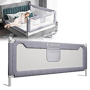 Fylirow Bed Rails for Toddlers, Upgraded Infants Safety Bed Guardrail Designed for Twin, Full, Queen, King Size
