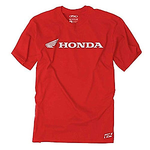 Factory Effex 15-88330 Honda' Horizontal T-Shirt (Red, Medium)