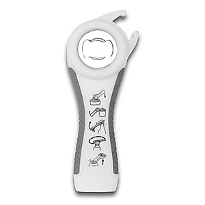 Bottle Opener - 5 in 1 Multi Function Can Opener - Arthritis Jar Openers Get Lids Off Easily for Kids Kitchen Gift