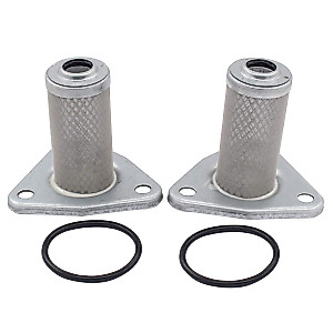 XtremeAmazing Golf Cart Oil Filter with O Ring Kit for EZGO TXT Medalist 4 Cycle 295cc 350cc Gas 1991-2008 Replace 26591G01 Pack of 2