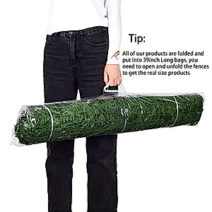 DearHouse Artificial Ivy Privacy Fence Wall Screen, 98.4x59in Artificial Hedges Fence and Faux Ivy Vine Leaf Decoration for Outdoor Garden Decor