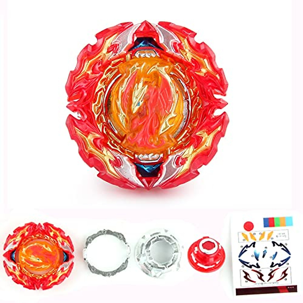 Battling Toys - Burst SuperKing Booster B-191 02 Prominence Phoenix Starter Spinning Top Toy (B-191 02)
