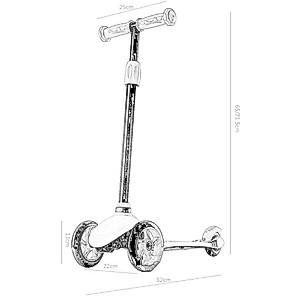 ygqtbc Children 2-3-6 Years Old Baby Three-Wheel Twist Swing Yo Car Kids Toys Beginners (Color : B)