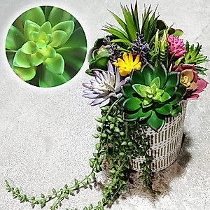 Gardlike 16 Pcs Artificial Succulents Plants Unpotted Fake Plants for Home Garden Office Table Wall DIY Decoration