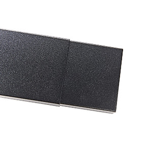 HY-C Adjustable Smoke Guard for 28.5" L x 48" W Fireplaces, Black Powder Coat Finish, 4" Height