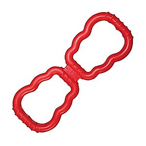 KONG Tug of War Toy - Durable, Stretchy Rubber Dog Toy - for Medium Dogs