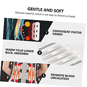 HEALLILY Waist Support Massage Heating Pad Low Back Belt Men’s Belt Workout Waist Cincher Belt Gym Waist Belt Heating Lumbar Wrap Practical Heating Brace Safe Heating Brace Heated Pad