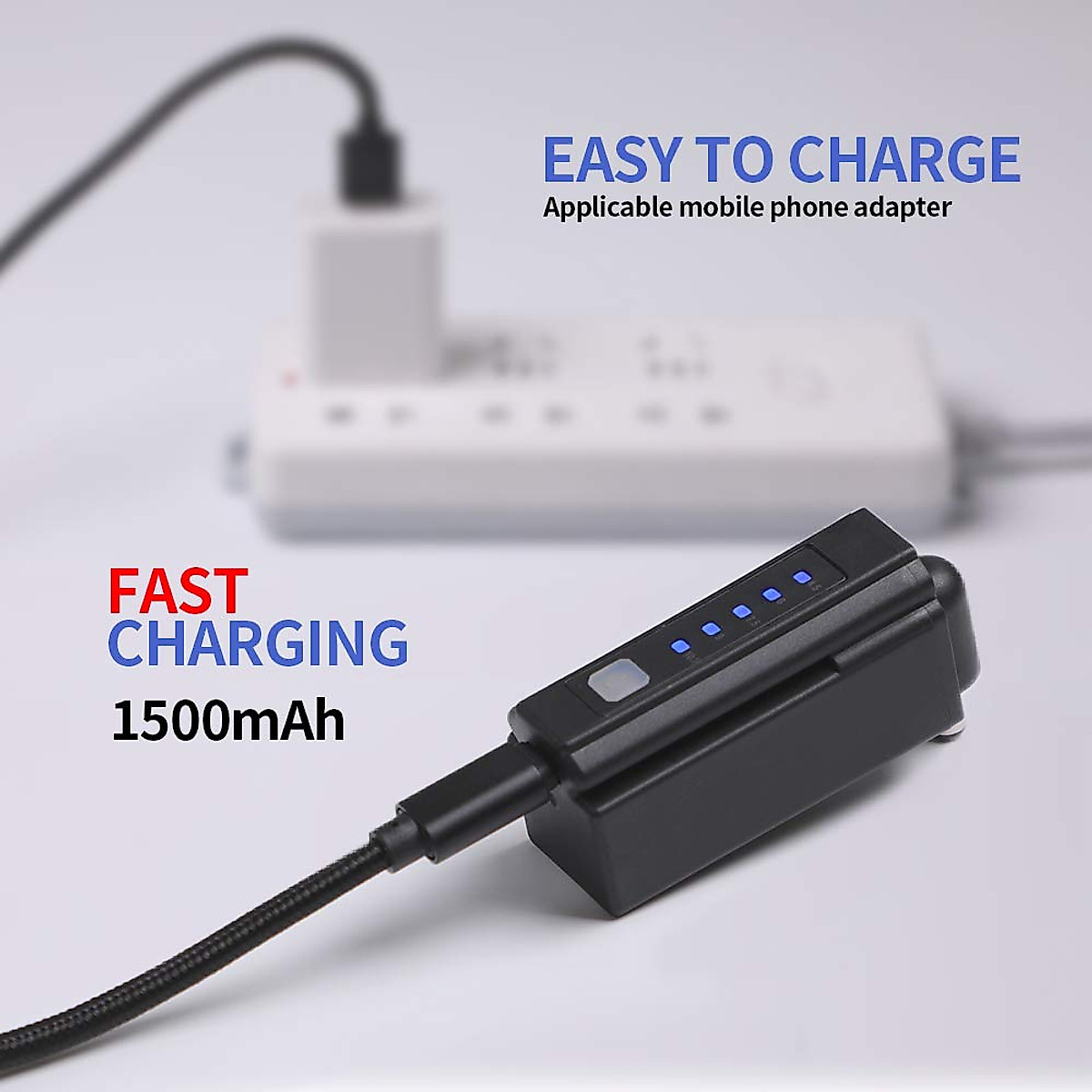 Wireless Mini Tattoo Battery Dedicated 3.7V Lithium Battery 1500mAh, 3 Hours Continuous Power Supply P199-RCA
