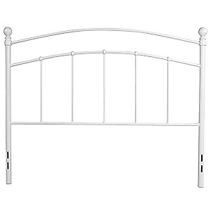 Flash Furniture Woodstock Decorative White Metal Full Size Headboard