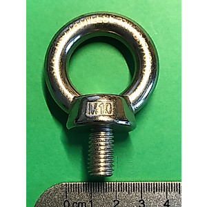 US STAINLESS Stainless Steel 316 Lifting Eye Bolt 10mm M10 Marine Grade Heavy Duty
