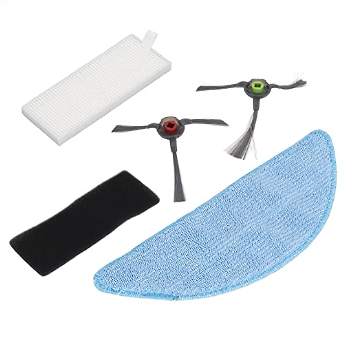 Robot Cleaner Rag Filter Set Main Brush Side Brushes Cleaning Cloth Mop Cloth Rags for Yeedi K600 K700 K680