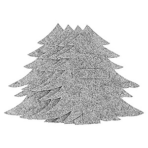 4PCS Xmas Tree Cutter Fork Bag Christmas Tableware Bag Practical Tableware Cover Decor for Celebration Party