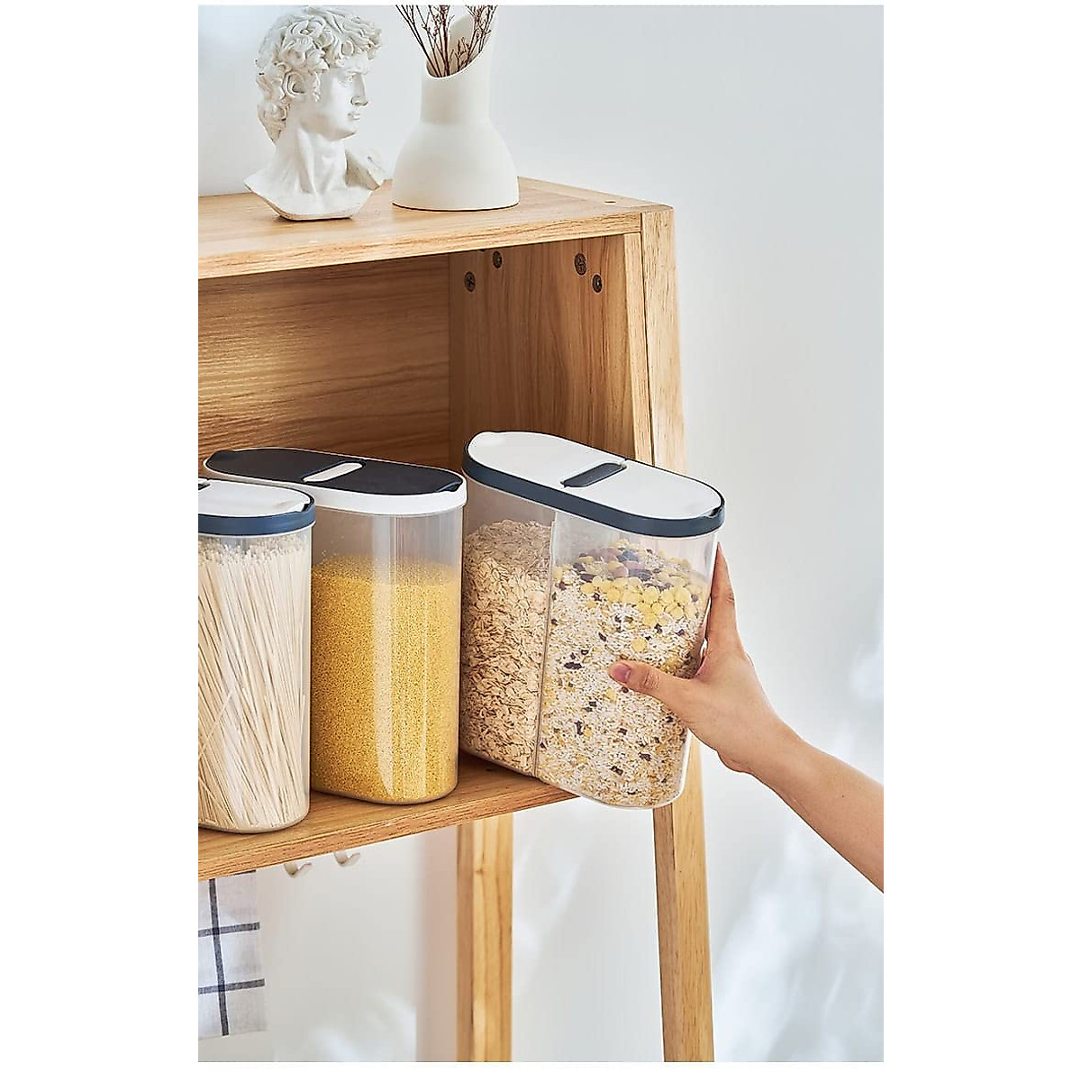 CEREAL CONTAINER STORAGE (BLUE)