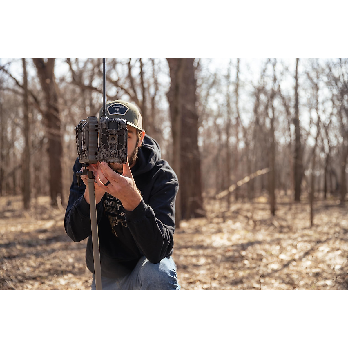 Stealth Cam Deceptor NO GLO 80ft Detection & IR Range 40MP Photo 1440P HD Video Capture Remote App Contol Wireless Hunting Cellular Trail Camera - Available on AT&T & Verizon