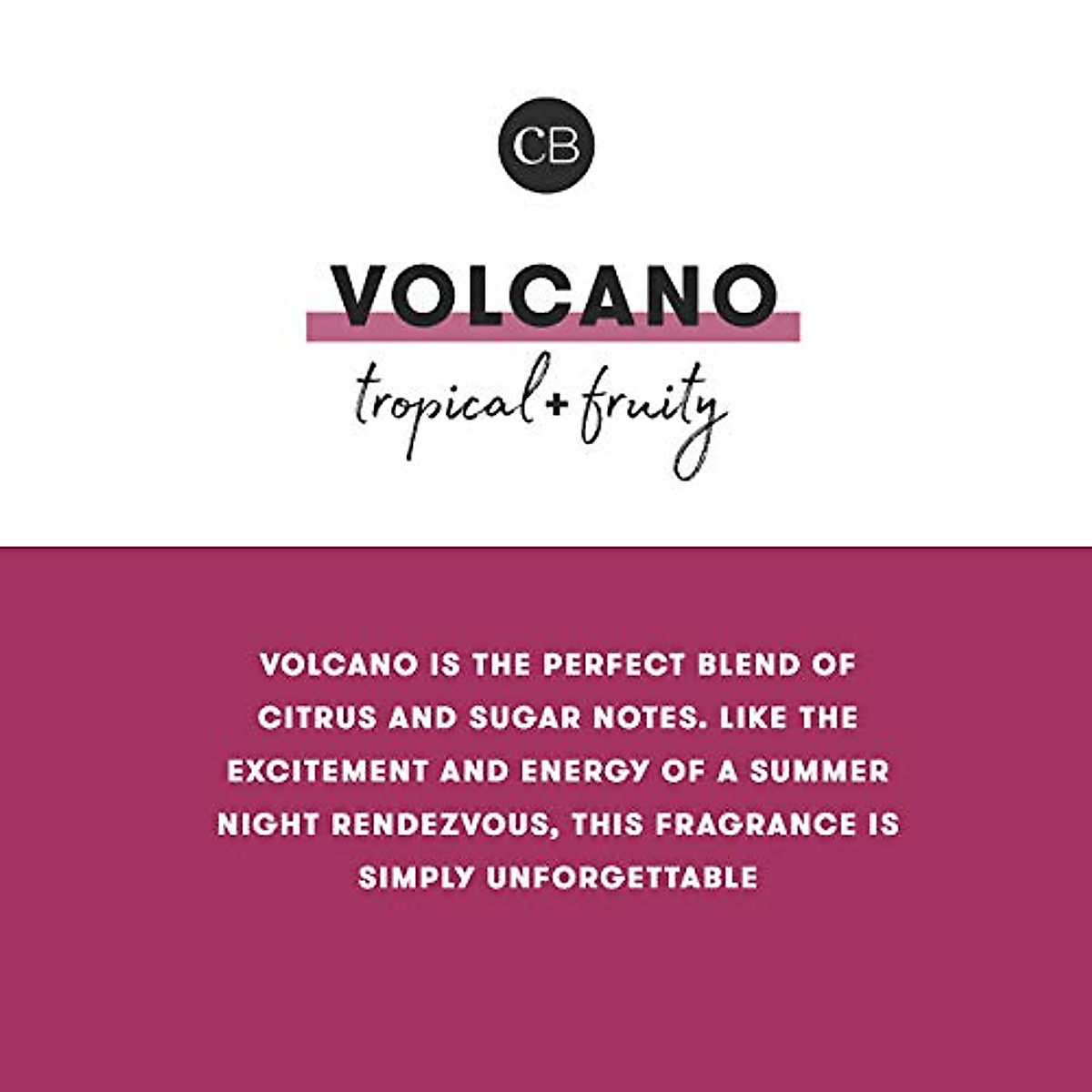 Capri Blue Volcano Candle - Dual Tone Signature Jar Candle - Luxury Aromatherapy Soy Candle - Sugared Citrus Scented Candle (19 Oz)