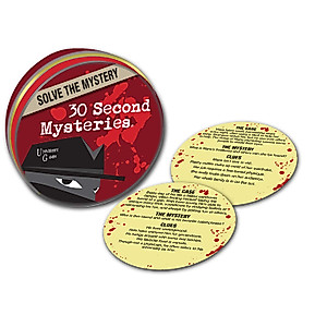 University Games Mystery, Mind and Logic - 30 Second Mysteries Red