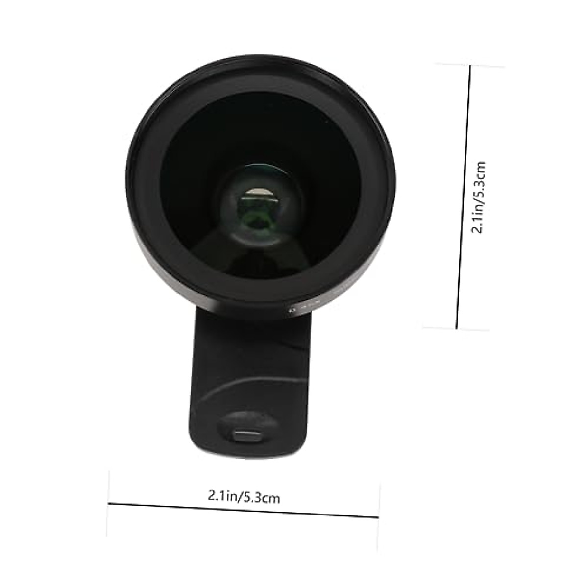 Abaodam 3pcs Set Wide-Angle Lens Phone Wide Angle Lens Intelligent Wide Angle Lens 2 in 1 Clip on Cell Phone Lens Suite Aviation Aluminum Alloy Universal Clip External Wide Angle