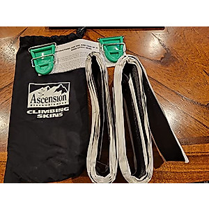 Black Diamond Equipment – Ascension Clipfix TTP Euro-Style Nylon Backcountry Climbing Ski Skins - 60mm - Black - 6cm x 210cm