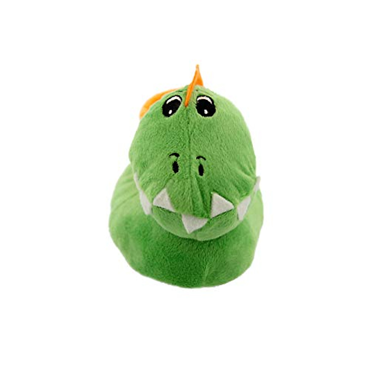 Yankee Toy Box Plush Dinosaur Toddler Boys Girls Sock Top Slippers (7-8 M US Toddler, Dinosaur Green)