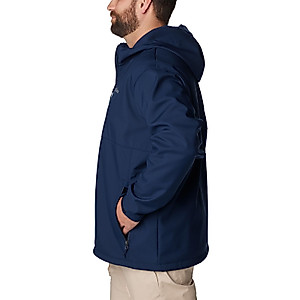 Columbia Men's Ascender Hooded Softshell Jacket, Collegiate Navy, X-Large