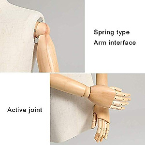 TOPRP Mannequin Display Stand Manikins Tailors Dummy Child Tailors Dummy Mannequin Bust Dressmakers Students Mannequin Display