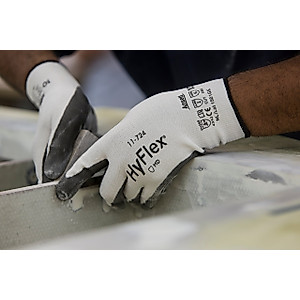 HyFlex 11-724 Cut Protection Gloves - Medium Duty, High Durability, Comfort, Size X Large (Pack of 12)