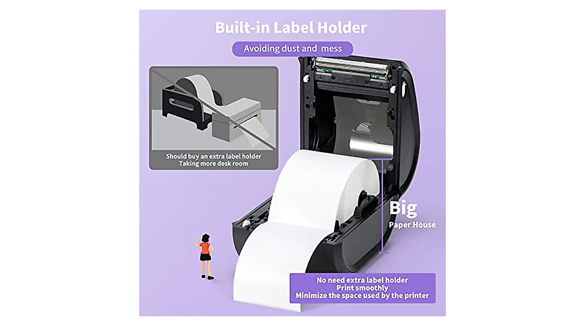 Itari 4x6 Thermal Label Printer for Shipping & Small Business