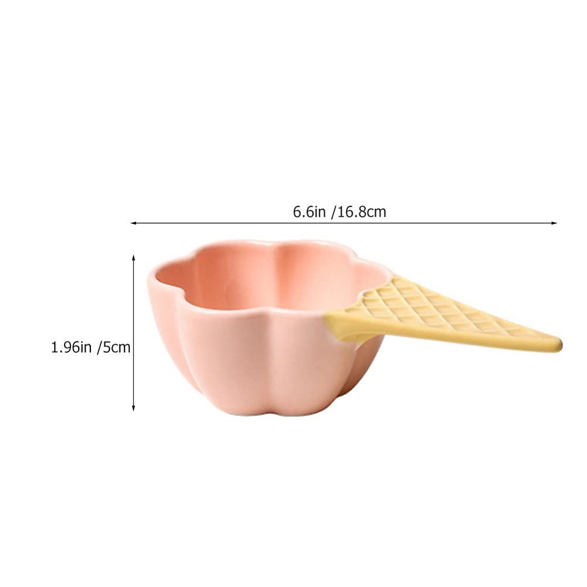 Operitacx Ceramic Ice Cream Bowl Glass Salad Bowls Ceramic Prep Bowls Ice Cream Cups Ceramic Rice Bowl Dessert Dish Ceramic Dessert Bowls Cooking Bowl Child Cereals Multifunction Ceramics