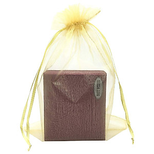 50pcs 4x6 inch Gifts Wrap Bags Gold, Organza Sheer Fabric Bulk, Drawstring Reusable Recycled Pouch for Baby Shower Favor, Craft Business, Beach, Standard Size Elegant Business Card, Cute Little Toy