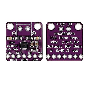 AITIAO 4Pcs MAX98357 I2S Audio Power Amplifier Module Class D Filterless Audio Amplifiers Board for Raspberry Pi ESP32