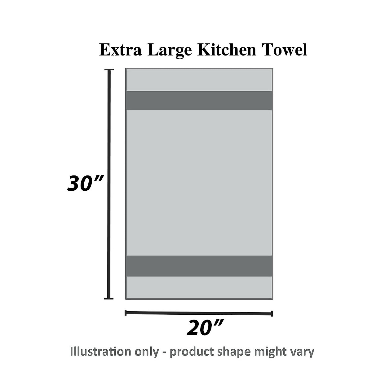 Urban Villa Easter Kitchen Towels,Beige Multi Dobby Stripes,Premium Quality,100% Cotton Dish Towels, Mitered Corners,Ultra Soft (Size: 20x30 Inches), Highly Absorbent Bar & Tea Towels (Set of 6)