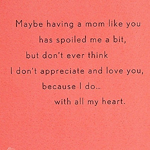 Hallmark Birthday Card, Valentines Day, Love Card for Mom (Watercolor Hearts)