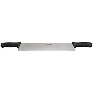 Winco KCP-15 15" Cheese Knife With Double Black Polypropylene Handles-KCP-15