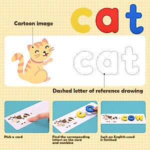 Sight Words Spelling Games for Kids, ABC Learning Toys for Toddlers Kids Boys Girls Age 3 4 5 6 7 8 Preschool Toys Educational Toys Halloween Toys Gifts Birthday Gifts for 3-7 Year Old Boys Girls Kids