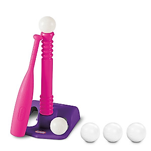Little Tikes T-Ball Set, Pink, 5 Balls, for Toddlers Ages 18+ Months – Amazon Exclusive