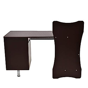 Techni Mobili RTA-325-CH36 Stylish Computer Desk with Storage, Chocolate, 22.25" D x 51.25" W x 39.5" H