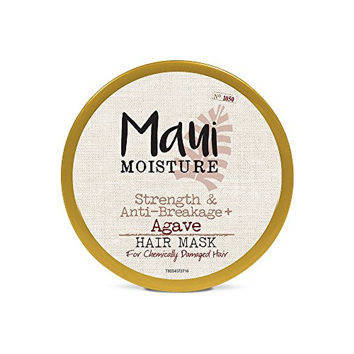 Maui Moisture Strength AntiBreakage Hair Mask, 12 fl oz (354 mL), Agave + Hibiscus + Pineapple for Damaged Hair, Vegan, Sulfate and Paraben Free, Nourishing, Hydrates, Leave In