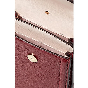 Kate Spade New York® Knott Pebbled Leather North/South Crossbody Shoulder Bag – Magnetic Snap Closure Autumnal Red One Size One Size