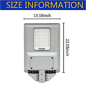 400W Solar Street Lights, 30000 Lumens street lights Solar Powered Outdoor Waterproof IP65 With Remote Control & Motion Sensor, Solar Parking Lot Lights Commercial for Garage, Stadium, Piazza,Yard