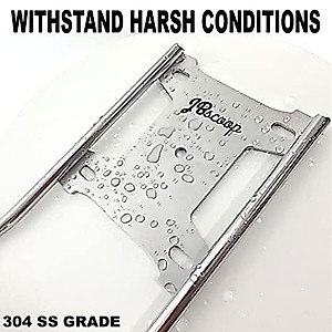 JBscoop Large Stainless Steel Hose Holder, Heavy Duty Hose Hanger