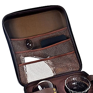 WFHTU Coffee Gift Box Set Grinder Hand Pot Glass Drip Filter Household Coffee coffee Coffeeware