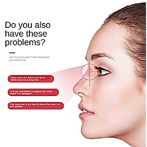 SooGree Upgrade Variety Nonslip Eyeglass Nose Pads,Soft Silicone Eye Glasses Pad Replacement Upgrade Version Eyeglass Repair Nose Pads for Eyeglasses and Sunglasses