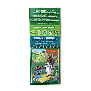 KangaToys Water Reveal Coloring Scripture Book for Kids Ages 3+. New Testament Bible Stories: Preschool, Elementary, Primary, Christian, Religion